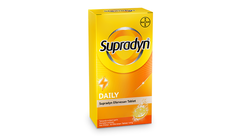 Supradyn® 30 Efervesan Tablet - Gıda Takviyesi | Supradyn Türkiye